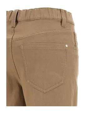 Brunello Cucinelli Monili Detail Straight-leg Jeans - Brown