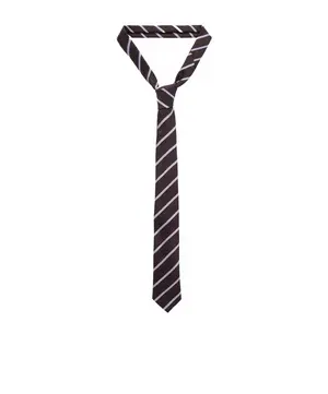 THE FRANKIE SHOP Striped Tie - Black