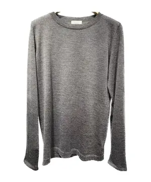 Brunello Cucinelli Long-sleeve Fitted Sweater - Gray