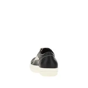Rick Owens Leather Vintage Sneakers - Black