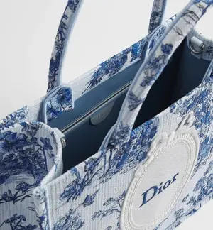 Dior Dioriviera Medium Book Tote With Strap