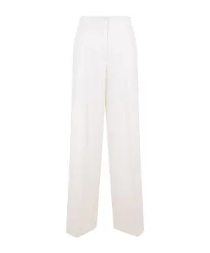 Red Valentino Wide-leg Casual Pants - White