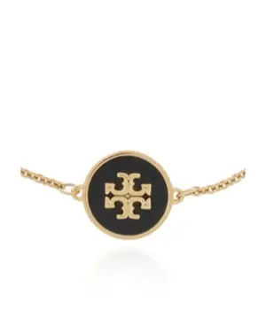 Tory Burch Kira Logo-pendant Chain Bracelet