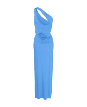 Alberta Ferretti One-shoulder Long Dress