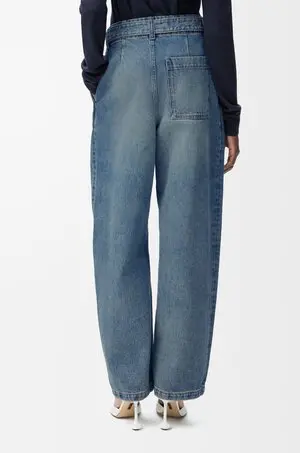 Loewe Pleated Loose Leg Jeans