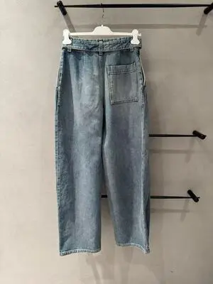 Loewe Pleated Loose Leg Jeans