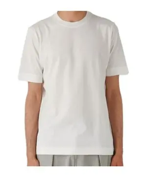 GRAN SASSO Crewneck Short-sleeved T-shirt - White