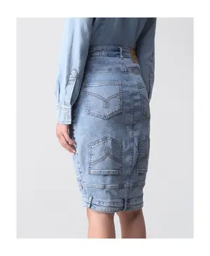 Moschino Denim Midi Skirt