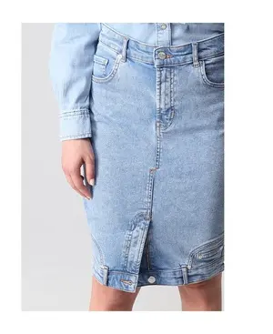 Moschino Denim Midi Skirt