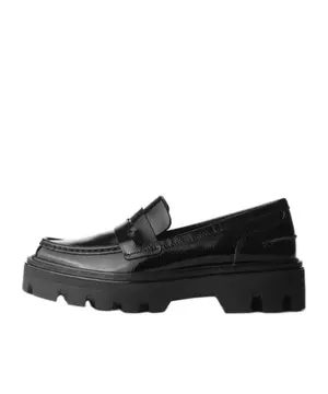 RAG  BONE Rag & Bone Round Head Loafers - Black