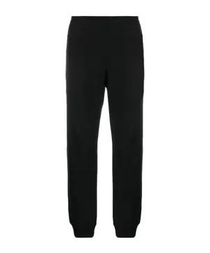 Moschino Logo-patch Elasticated Track Pants - Black