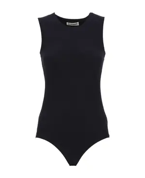 JIL SANDER Sleeveless Bodysuit - Black