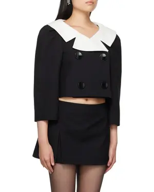 SHUSHU/TONG Double-breasted Wool Blazer