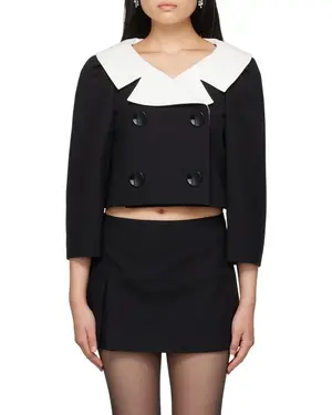 SHUSHU/TONG Double-breasted Wool Blazer