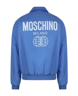 Moschino Logo Printed Casual Jacket