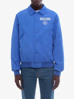 Moschino Logo Printed Casual Jacket