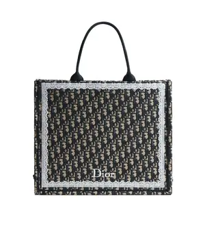 Dior Large Book Tote - Black