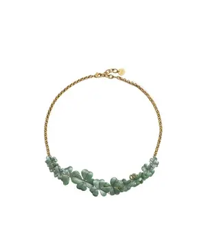 Dior Clover Necklace - Green