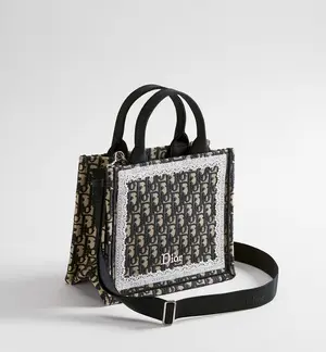 Dior Small Book Tote With Strap