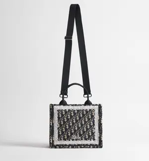 Dior Small Book Tote With Strap