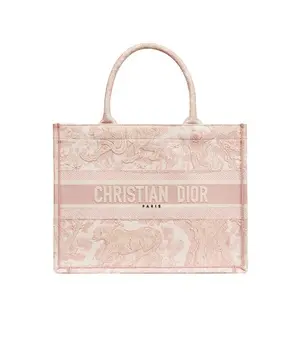 Dior Medium Book Tote - Nude