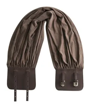 Paloma Wool Adriana Ii Double-buckle Belt Top - Brown