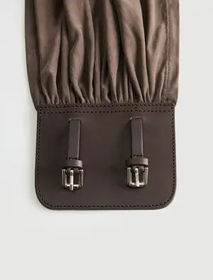 Paloma Wool Adriana Ii Double-buckle Belt Top