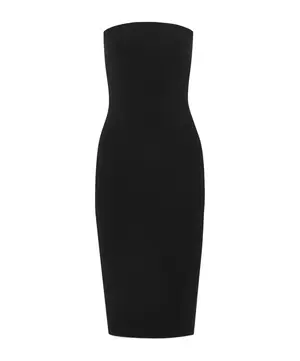 Norma Kamali Strapless Dress - Black