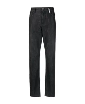 Moschino Belt-loop Jeans - Black