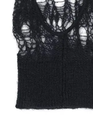 Rick Owens Knitted Face Hood