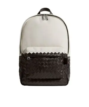 Bottega Veneta Intrecciato Backpack - Black