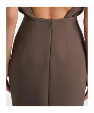 Khaite Winton Crepe Maxi Skirt