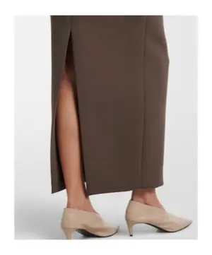 Khaite Winton Crepe Maxi Skirt