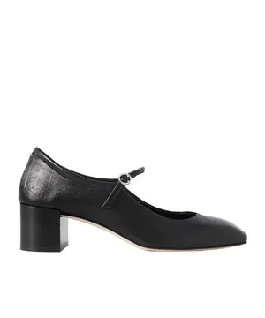 AeydĒ Aline 45mm Leather Pumps - Black