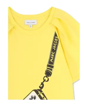 Marc Jacobs Puff-sleeve Graphic Dress