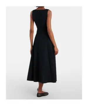 Staud Gwen Cotton Midi Dress