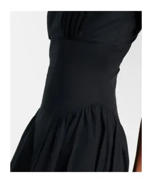 Staud Gwen Cotton Midi Dress