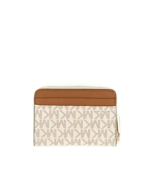 Michael Kors Jet Set Small Signature Logo Zip-around Card Case