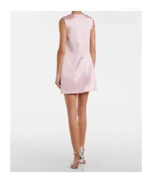 SELF-PORTRAIT Satin Minidress