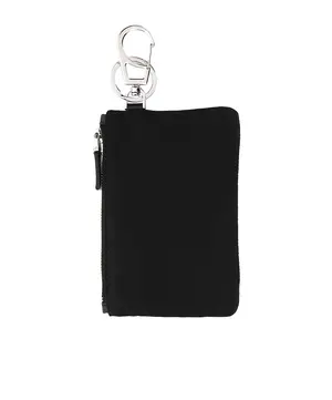 Prada Logo Plaque Pouch Keyring