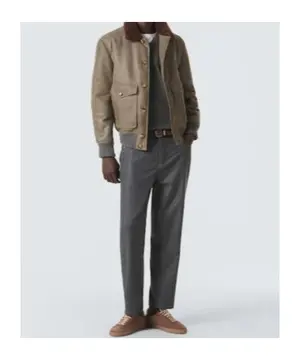 Brunello Cucinelli Virgin Wool Straight Pants