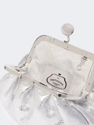 Max Mara Wkabruno Metallic Mini Clutch Bag