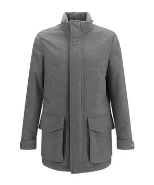 Brunello Cucinelli Cashmere Jacket - Gray