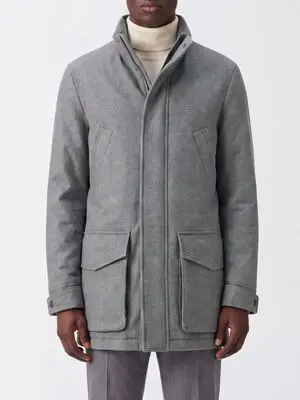 Brunello Cucinelli Cashmere High Neck Jacket - Gray