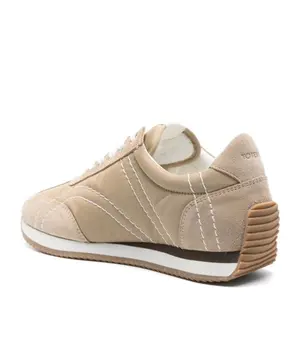 TOTEME Quilted Lace-up Sneakers