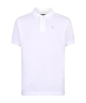 Barbour Embroidered-logo Polo Shirt - White