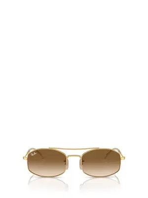 Ray-ban Oval Frame Sunglasses - Brown