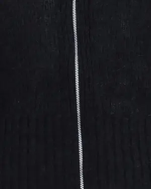 Our Legacy Compact Hood Knitted Zip-up Cardigan - Black