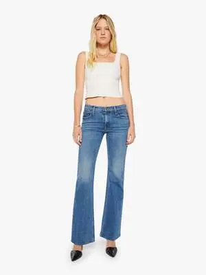 MOTHER The Jinx Heel Thrill Seeker Jeans - Blue