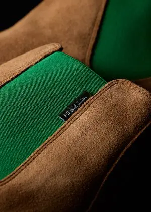 Paul Smith Tan Suede 'augustus' Boots - Brown
